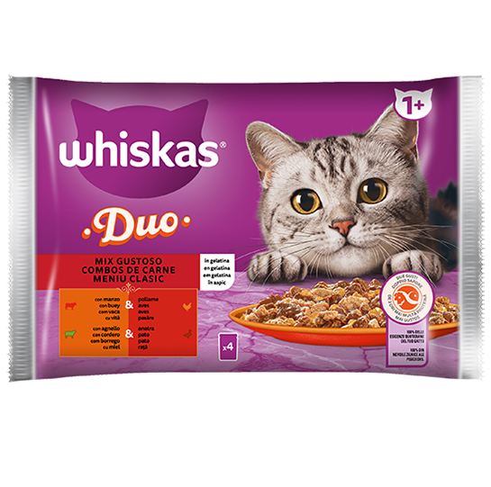 Whiskas® Duo Mix Gustoso 4x85g